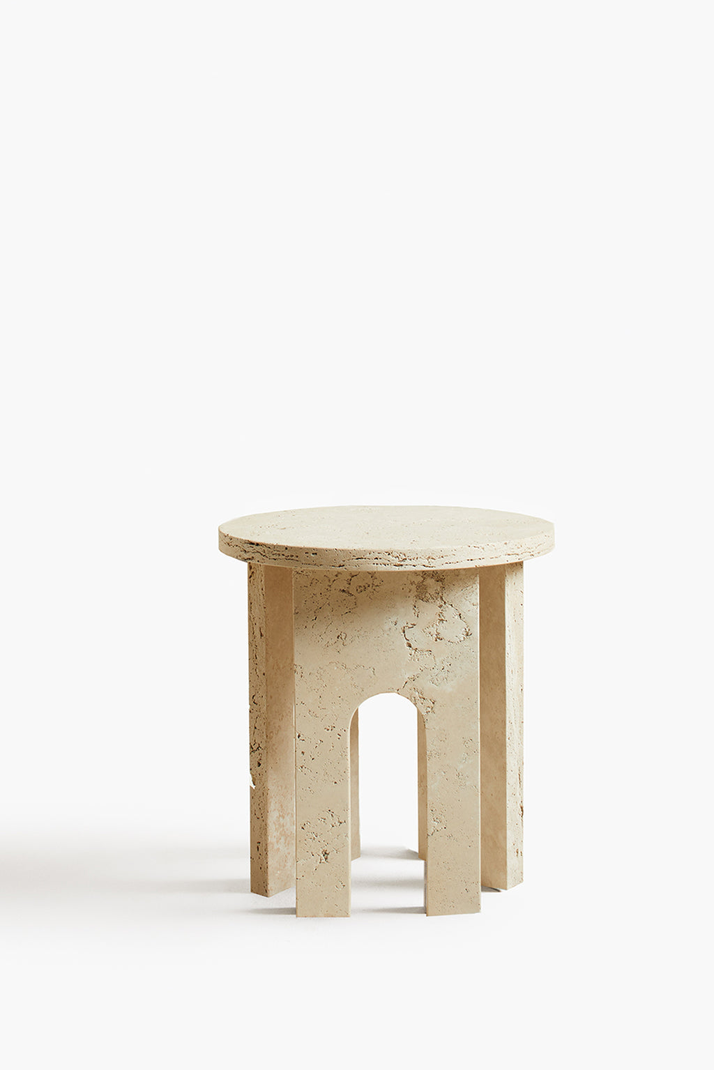 WADI SIDE TABLE - TRAVERTINE – Bofred International